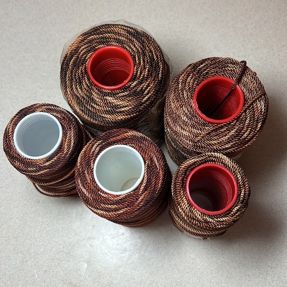 Hilos | Office | Nylon Variegated Crochet Thread Brown | Poshmark